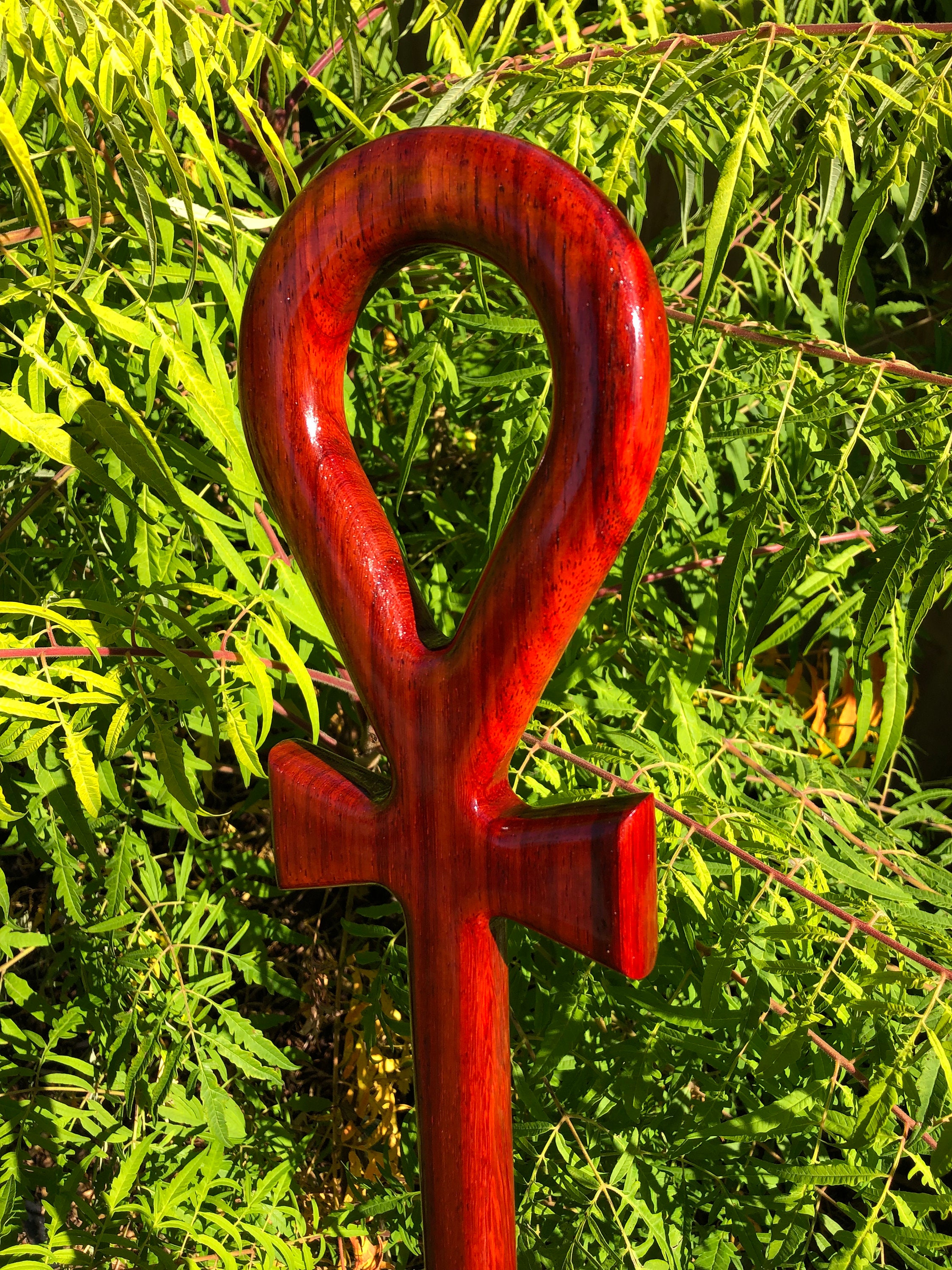 Handcrafted Walking Cane by TP Canes, the Egyptian Ankh, Crafted From a ...