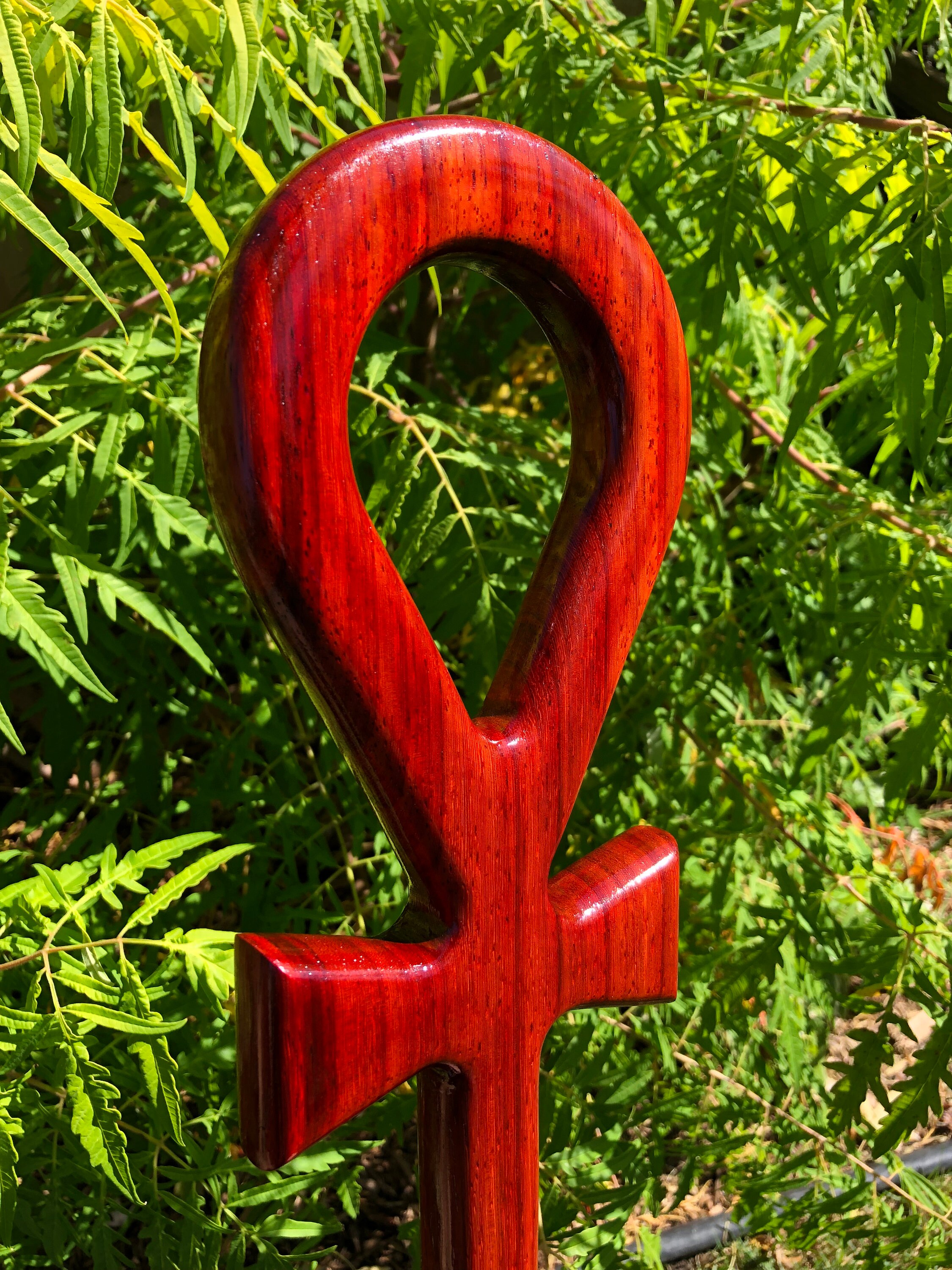 Handcrafted Walking Cane by TP Canes, the Egyptian Ankh, Crafted From a ...