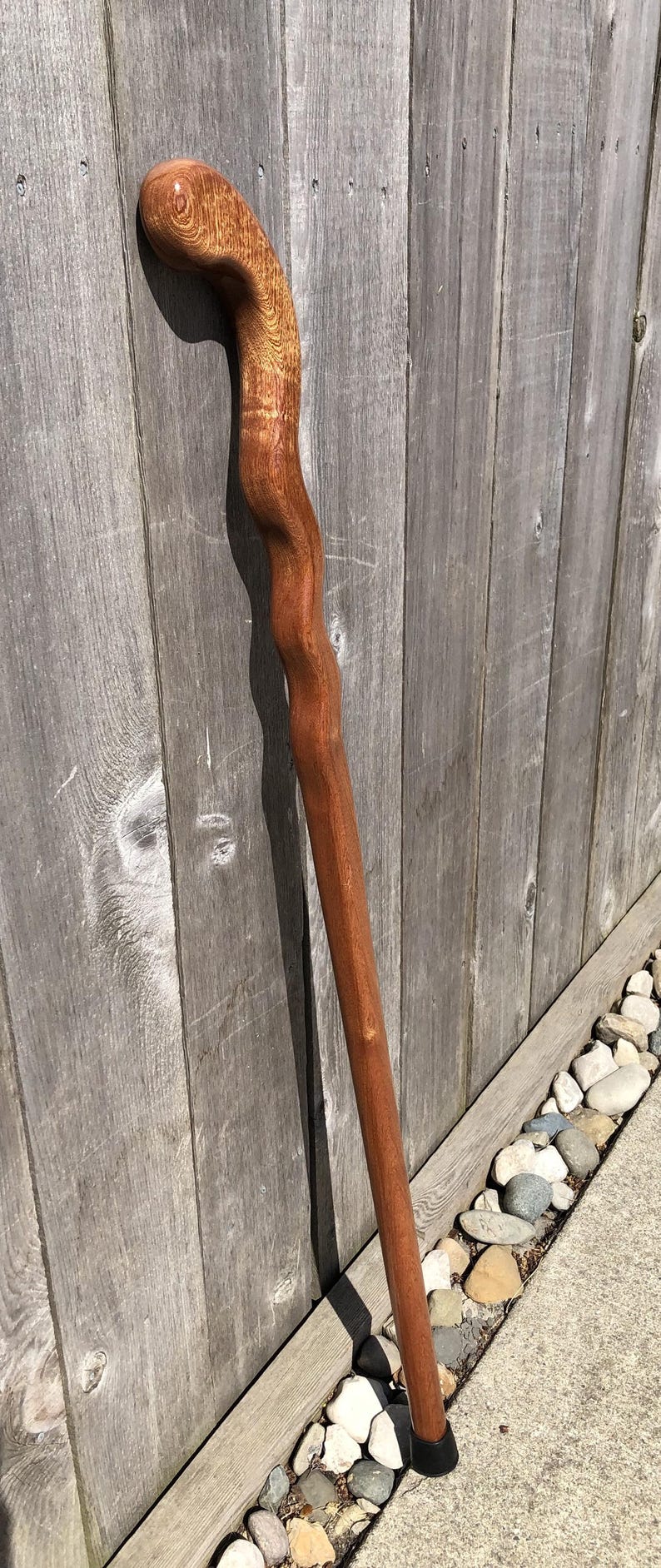 The Wavy Knob - Handcrafted From Solid Exotic Sapele Wood 38