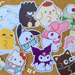 Cute Die Cut Sticker, Japanese Kawaii Stickers for Notebooks ...