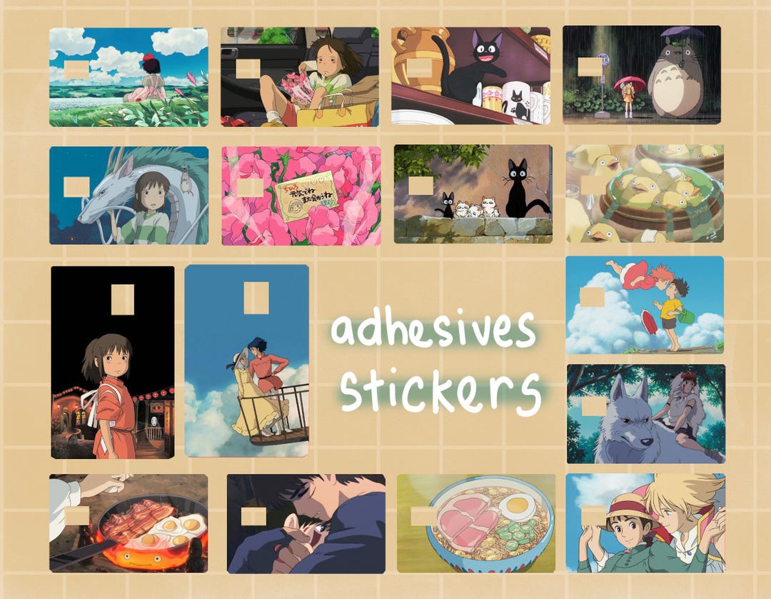 Nostalgic Anime Animated Movies Adhesive L Childhood Cartoons L Cute ...
