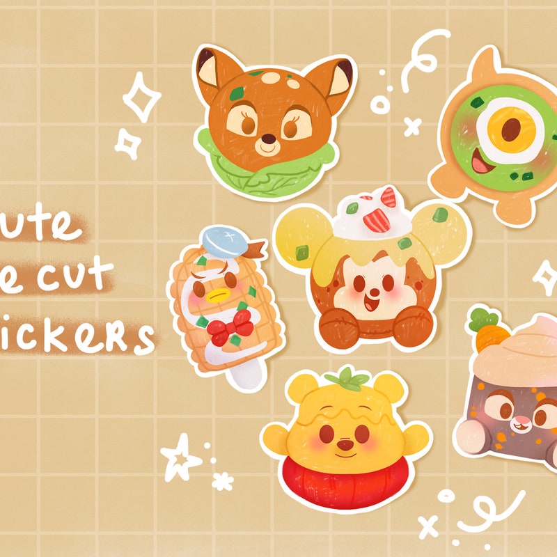 Food Stickers - Etsy