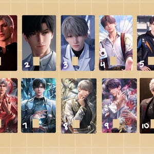Pretty Boy Otome Game Card Adhesive Stickers - Etsy