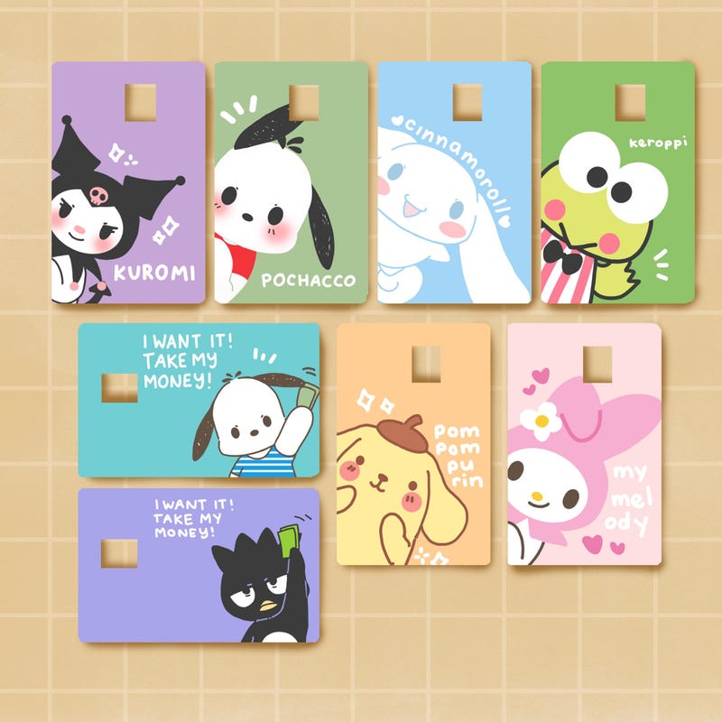 Anime Debit Card Covers - Etsy