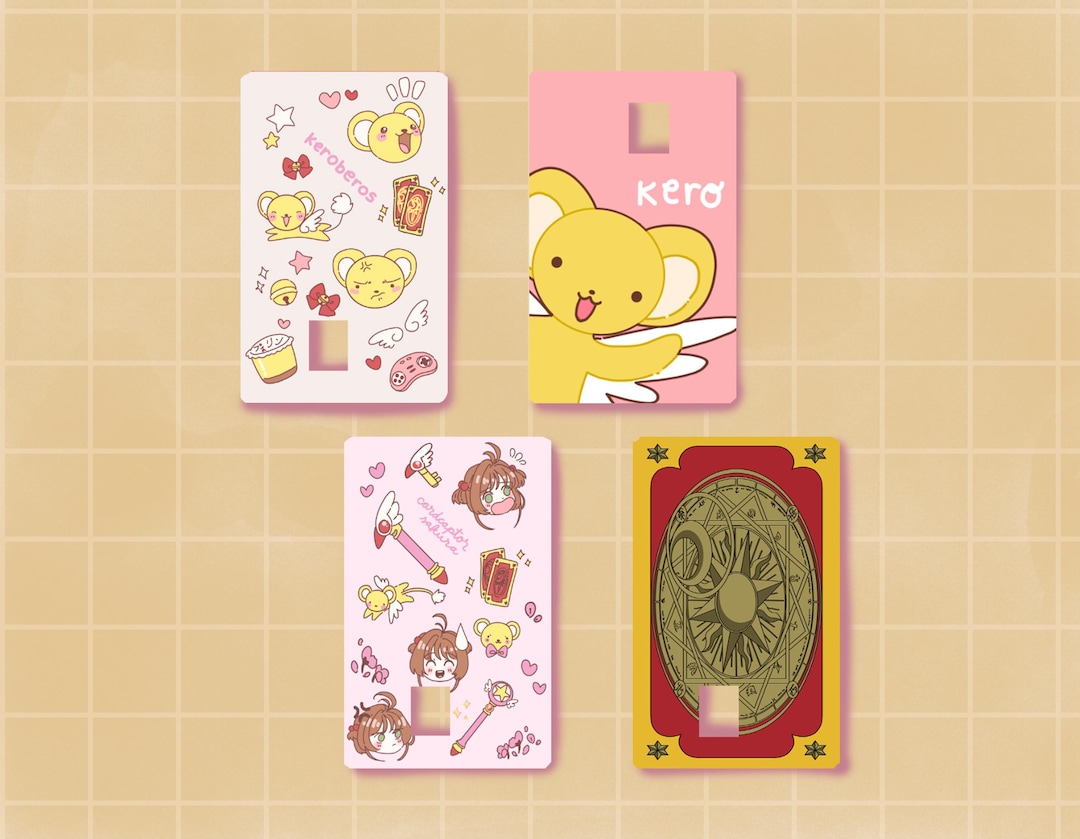 Cute Kawaii Magical Girl Card Adhesives Anime Stickers - Etsy