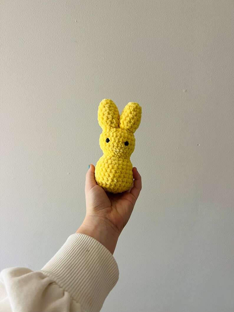 Handmade Crochet Easter Peeps Soft and Squishy Easter Basket Delight - Etsy