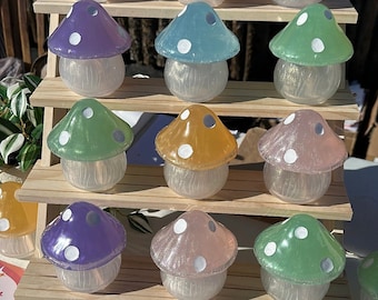 Handmade Resin Mushroom Jar - Etsy