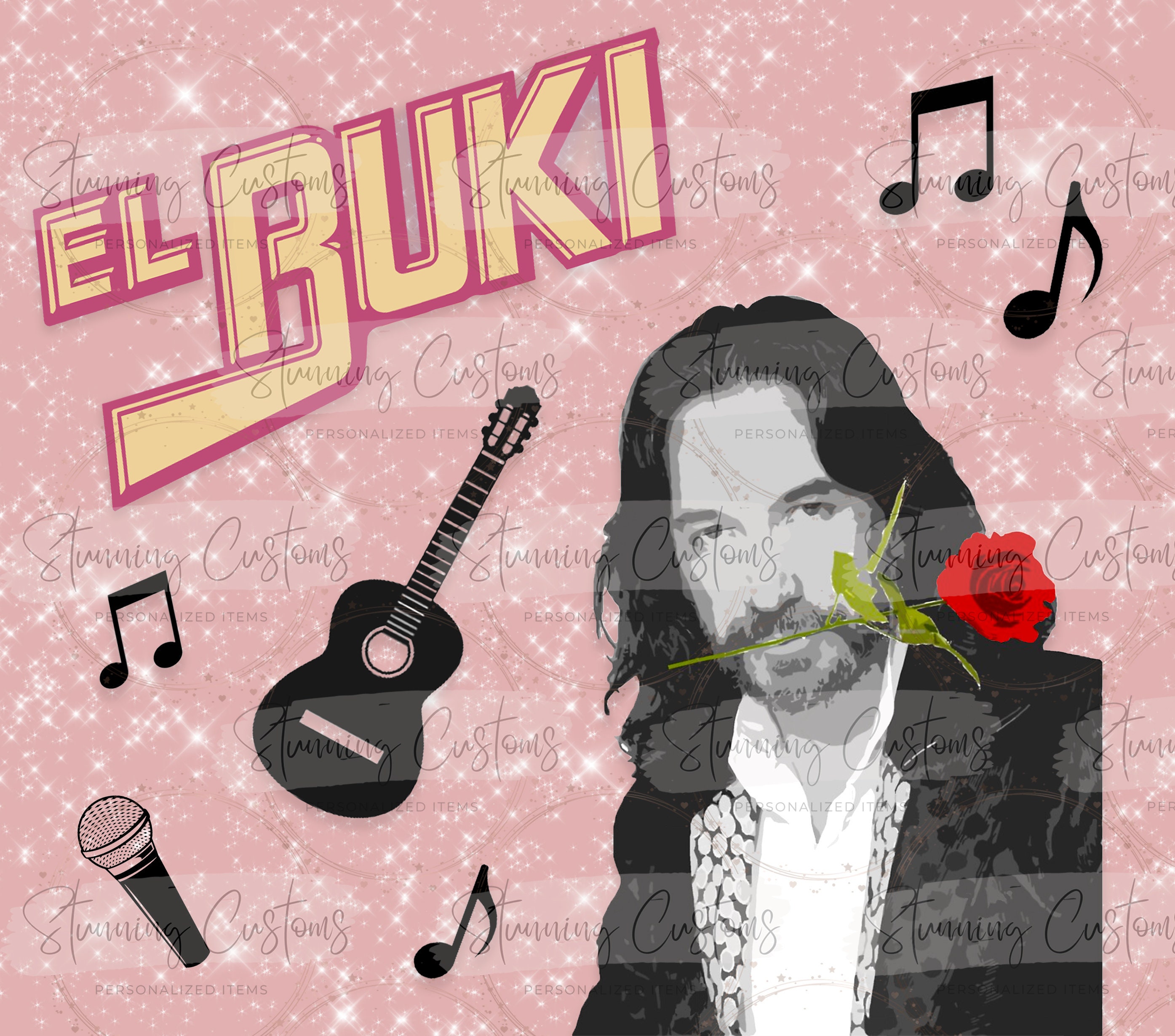 El Buki PNG File Wrap for 20oz Skinny Tumbler - Etsy