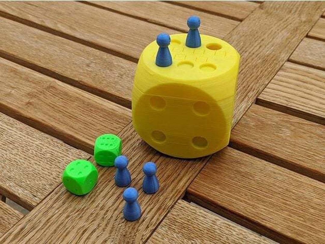 3D Printed Travel Dice Game Portable Party Entertainment - Etsy