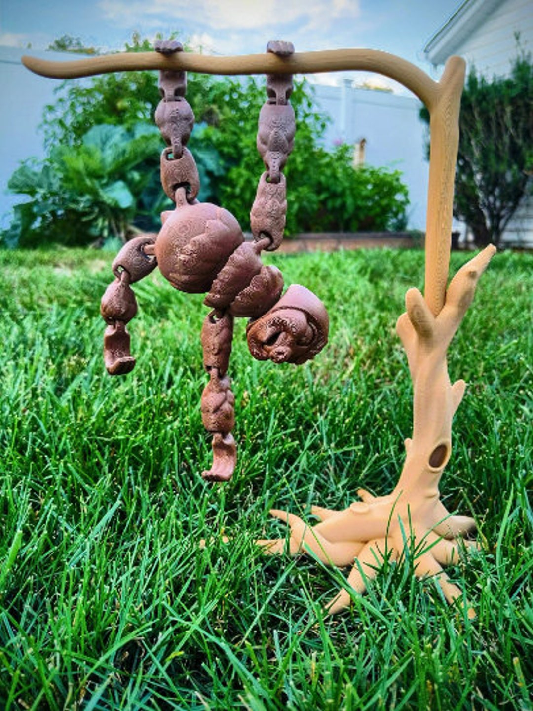 Cute Flexi Sloth Fidget Toy 3D Printed - Etsy