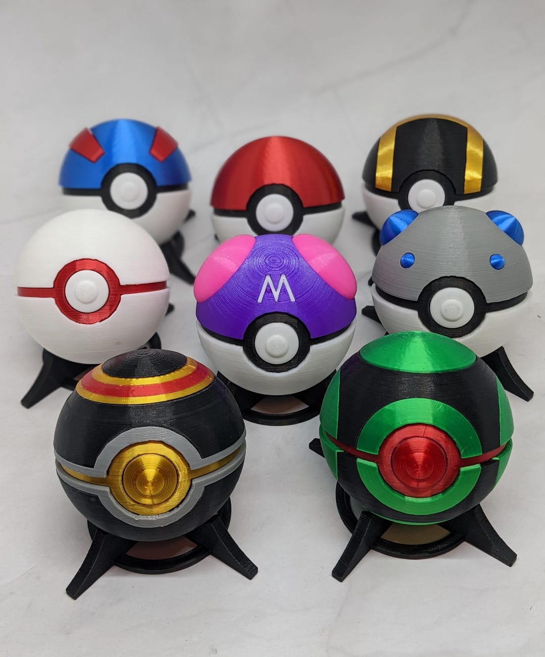 3D Printed Poké Balls Classic Poké Ball, Ultra Ball, Master Ball & More ...