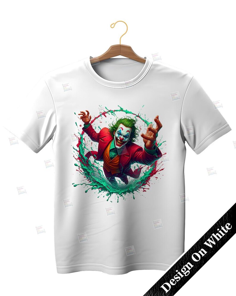 PNG Jokeman Dance Clipart Splash Digital File for Sublimation Printable ...