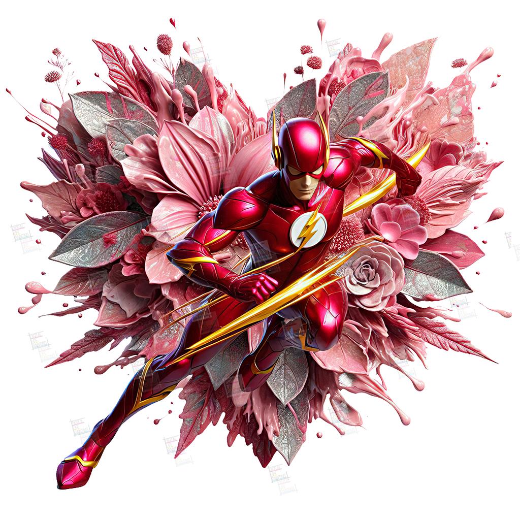 PNG Lightningman Floral Clipart Rose Design Superhero Botanical Comics ...