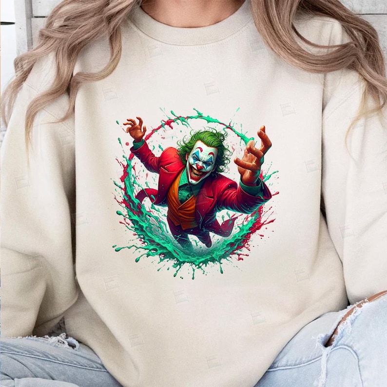 PNG Jokeman Dance Clipart Splash Digital File for Sublimation Printable ...