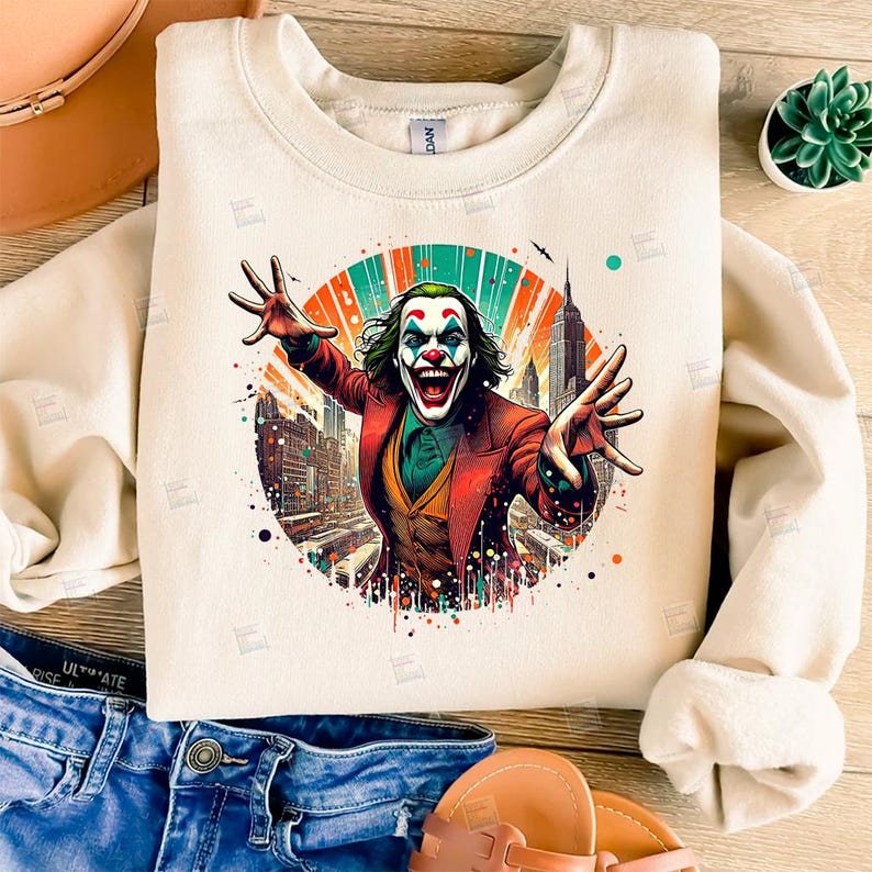 PNG Jokeman Dance Clipart, Superheroes Pop Art Digital Poster Design ...