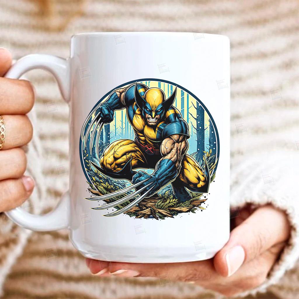 PNG Xmen Wolverine Clipart Logan Mcu Superheroes Watercolor Digital ...