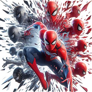 Spiderman PNG Clipart Mirror Fragmentation Peter Parker Mcu Superheroes ...