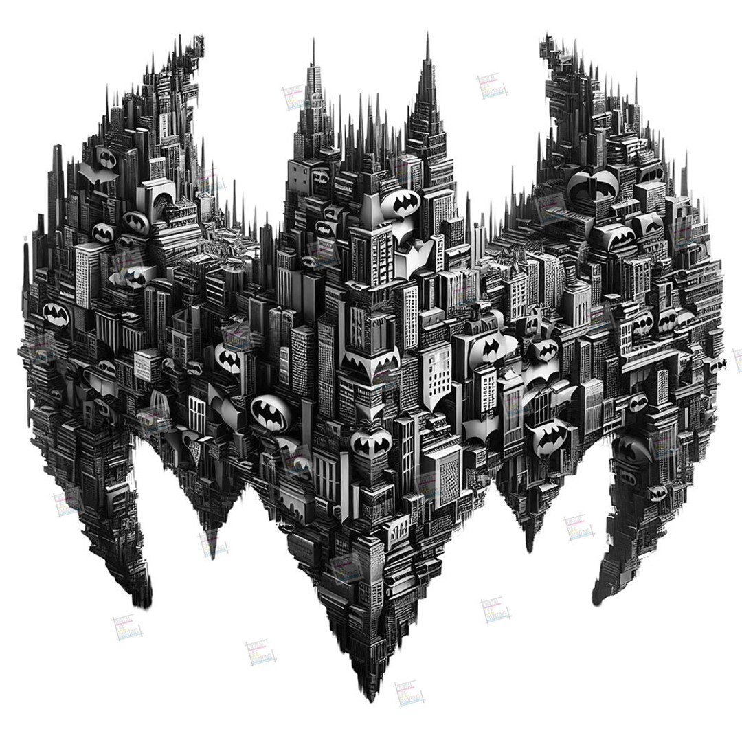 Batman PNG Logo, Clipart, Double Exposure Digital Poster Design PNG ...
