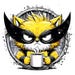 PNG Grumpy Red Cat in Deadpool Costume Clipart Feline Comic Book Style ...