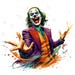 PNG Jokeman Dance Clipart, Superheroes Pop Art Digital Poster Design ...