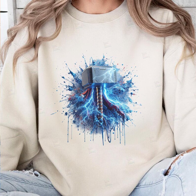 PNG Thor Hammer Clipart Mjolnir Norse Mythology Mcu Superheroes Splash ...