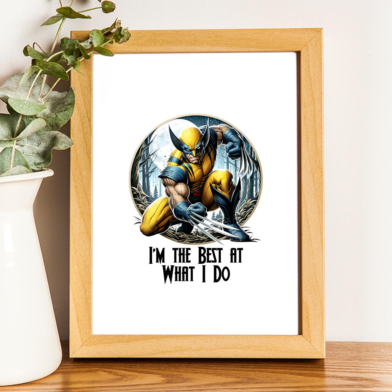 PNG Xmen Wolverine Clipart Logan Mcu Superheroes Watercolor Digital ...
