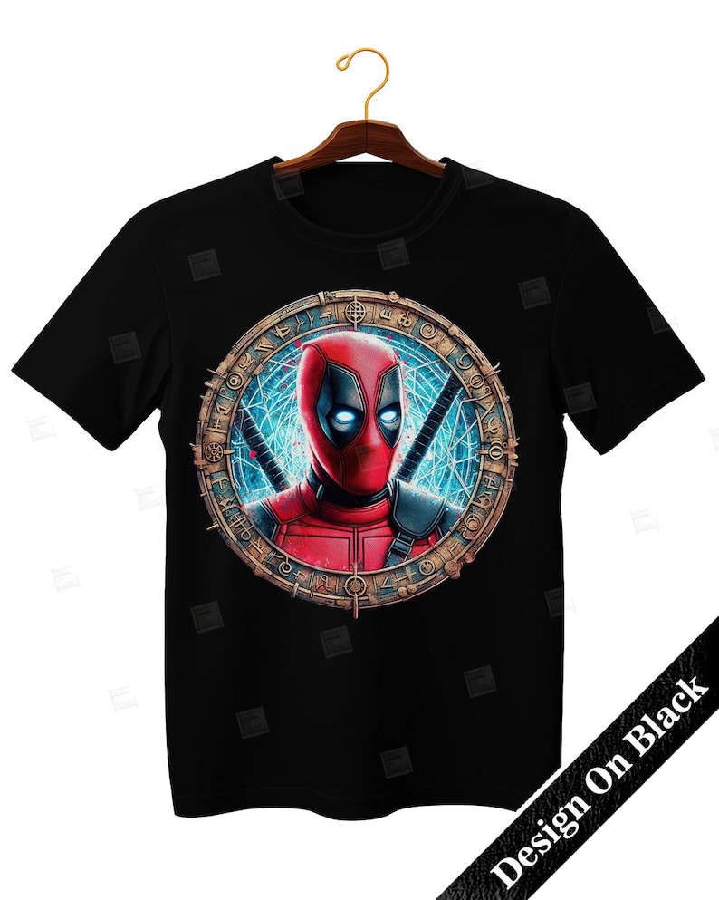Deadpool PNG Clipart Mcu Superheroes Watercolor Digital Poster Design ...
