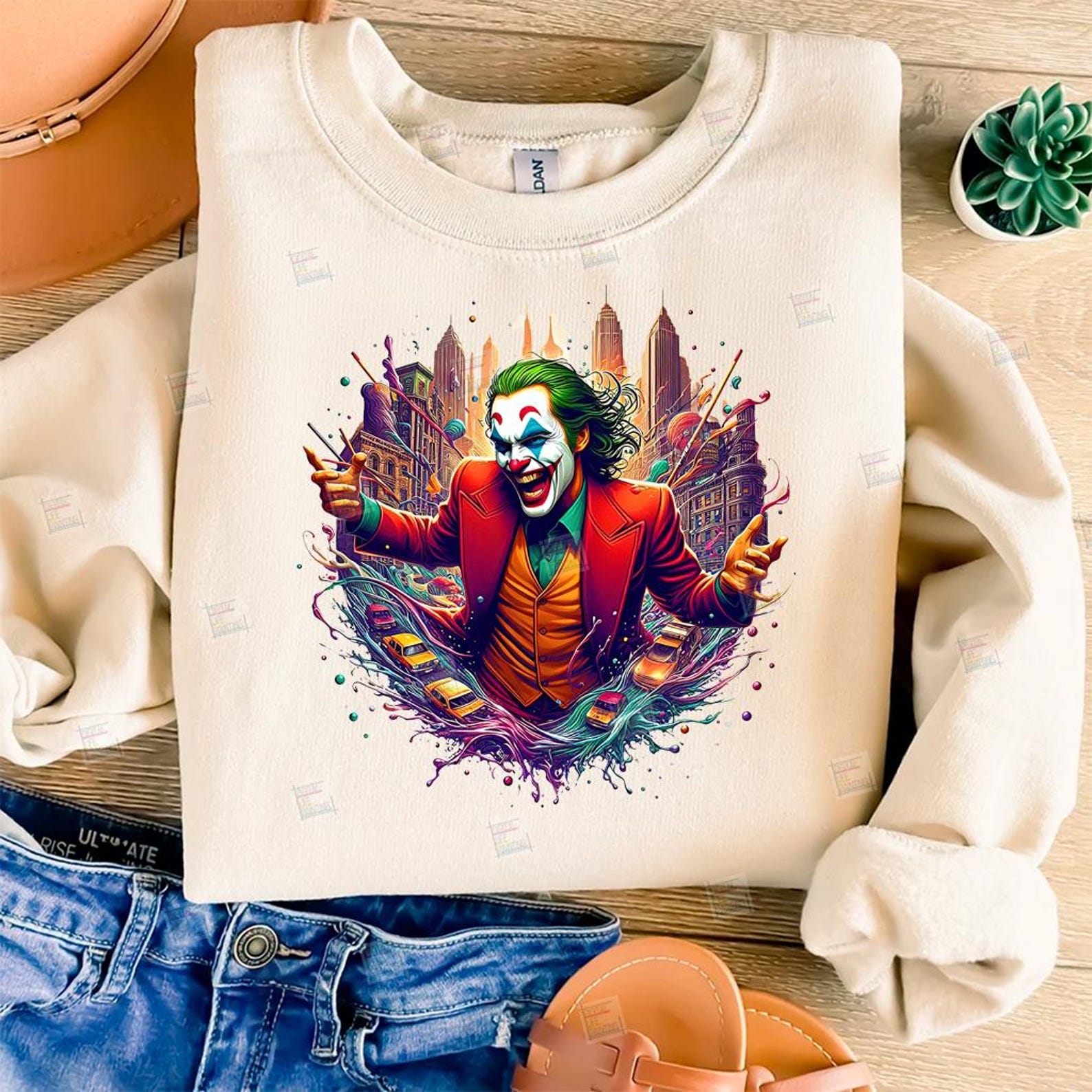 PNG Jokeman Dance Clipart, Superheroes Pop Art Digital Poster Design ...