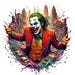 PNG Jokeman Dance Clipart, Superheroes Pop Art Digital Poster Design ...
