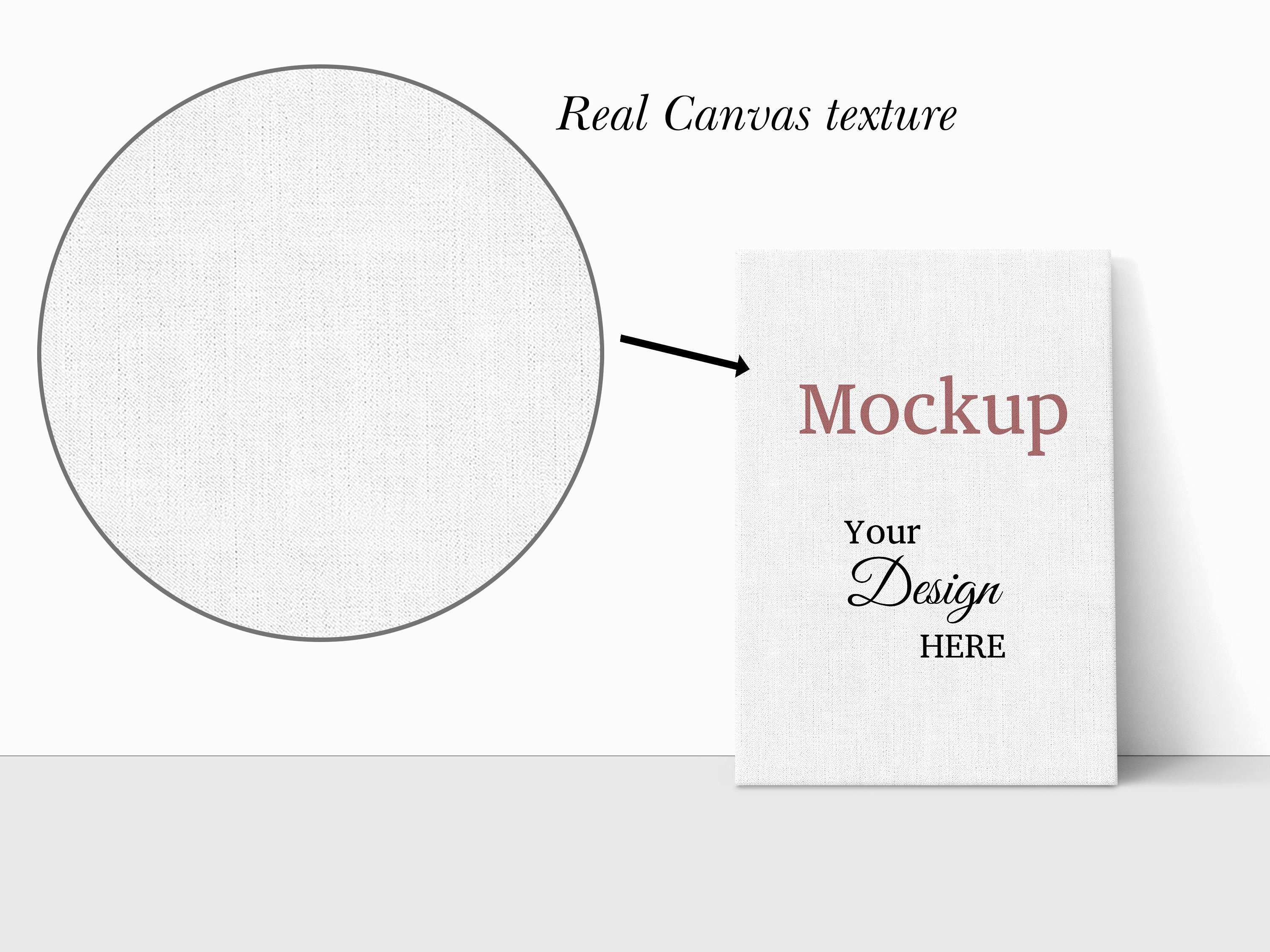 A4 Size Multiple Canvas Mockup, Gallery Canvas Mockups PSD, Vertical ...