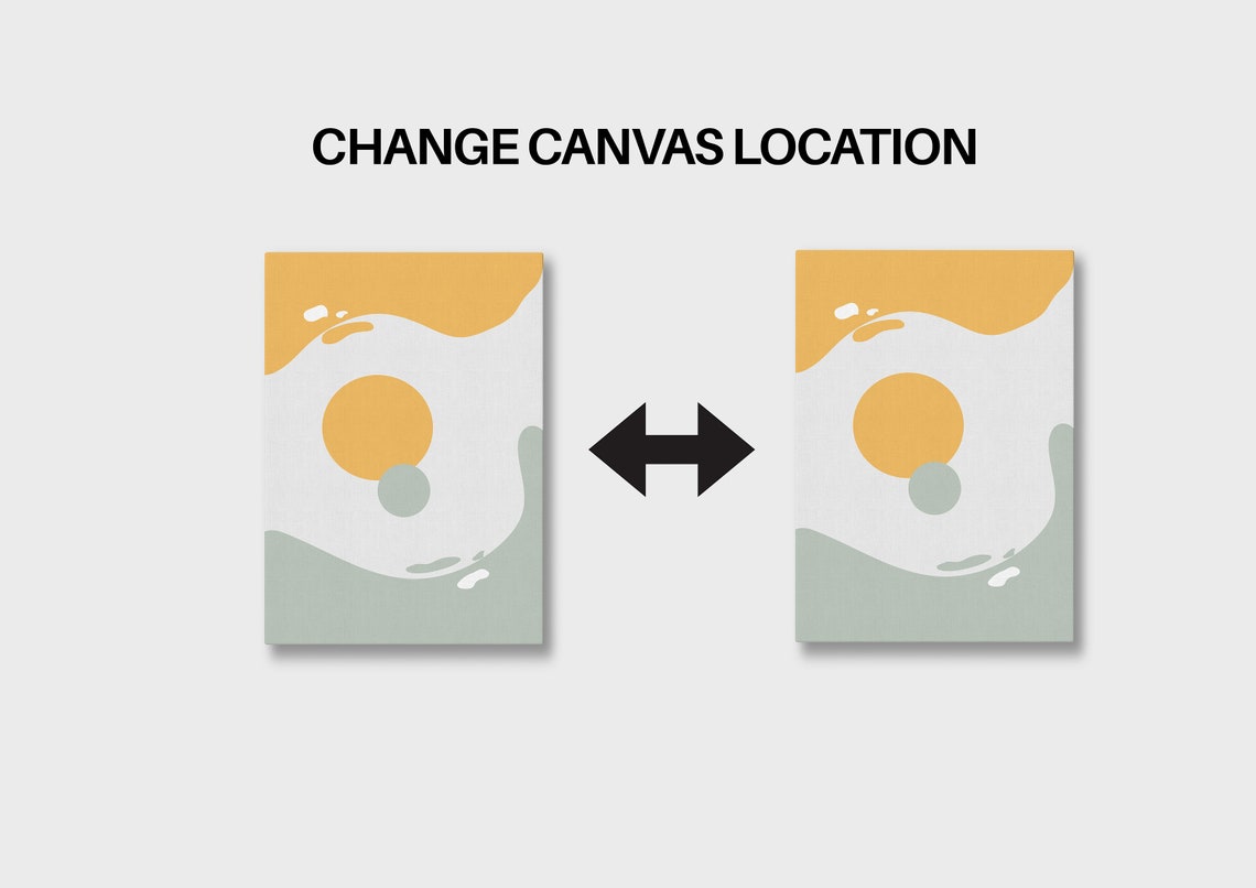 8x10 Size Multiple Canvas Mockup, Gallery Canvas Mockups PSD, Vertical Canvas, Digital Download ...