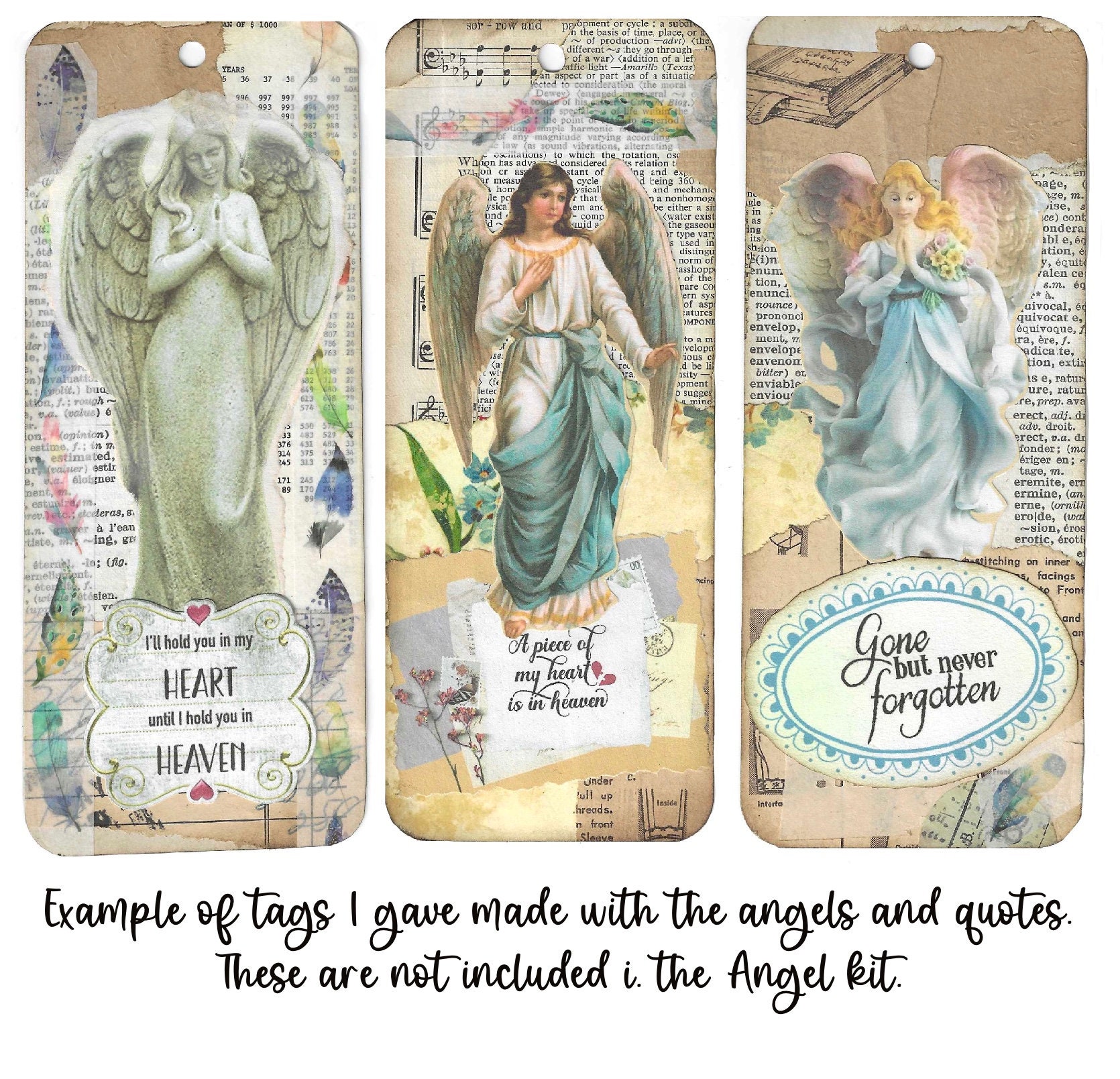 Angel Junk Journal Kit: Printable Angels, Quotes, Papers (JPG & PDF) - Etsy