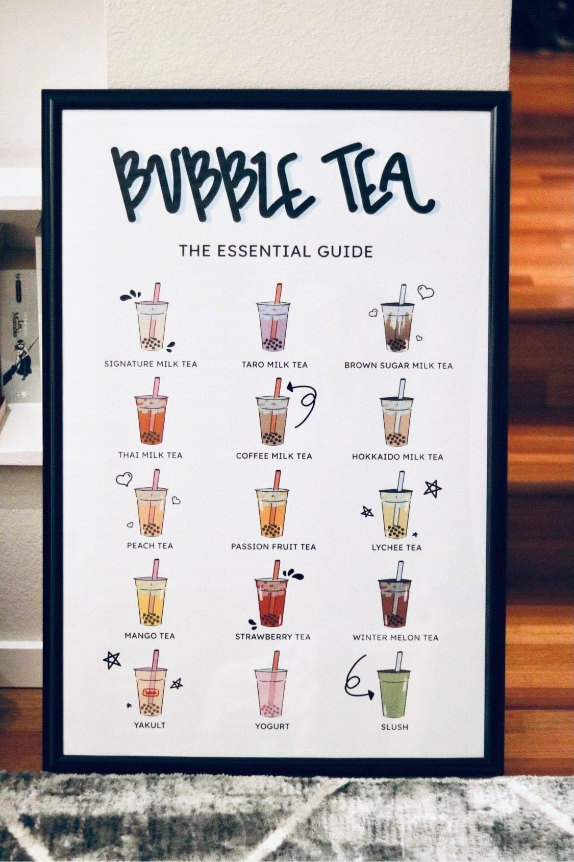 The Essential Guide to Bubble Tea - Etsy