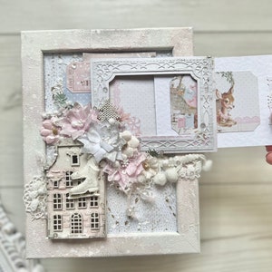 Handmade Scrapbook Christmas Frame Gift - Frames - Home Decor ...