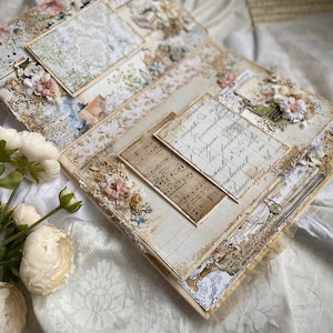 Handmade Scrapbook Album in Vintage Style - Scrapbook Album - Vintage ...