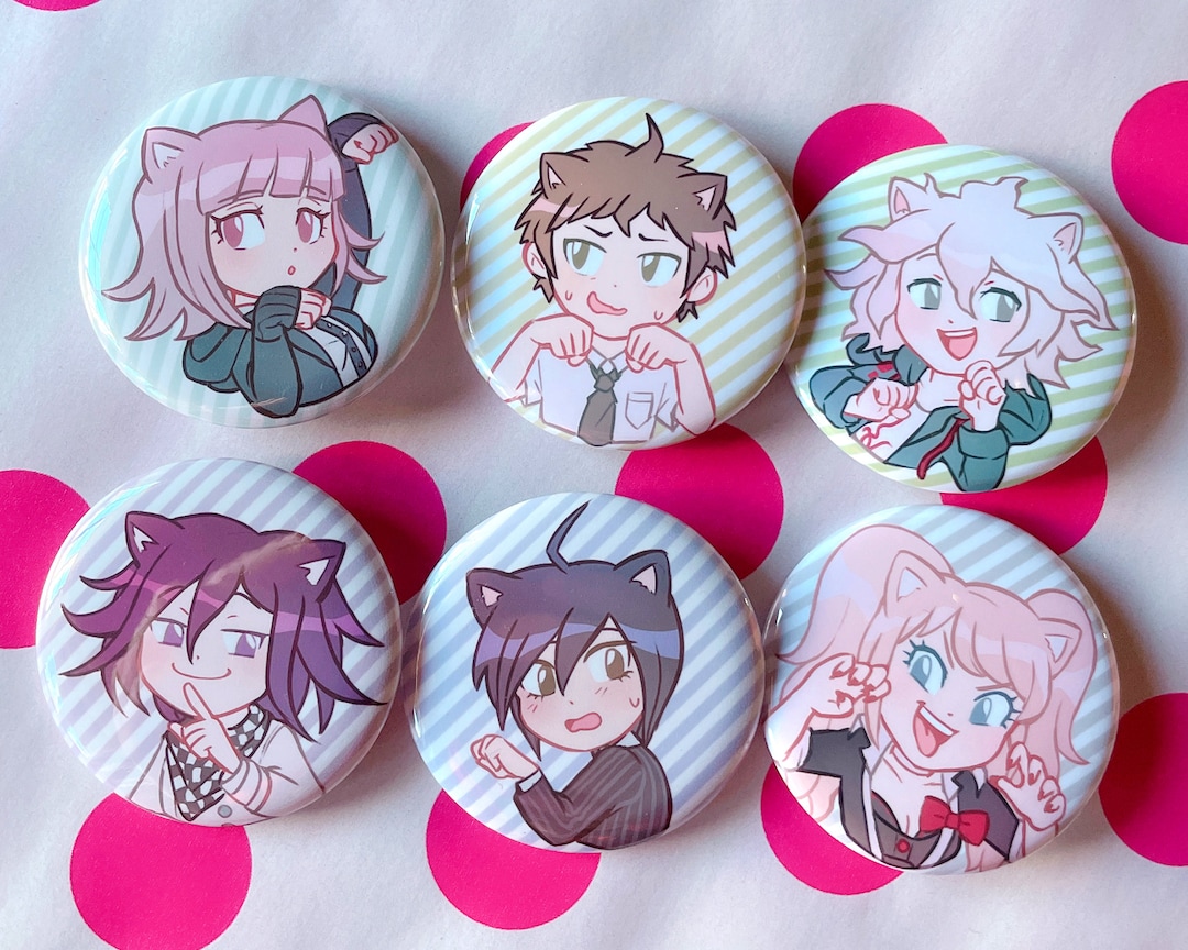 Dang-nyan-ronpa Pinback Buttons 1.75" - Etsy Australia