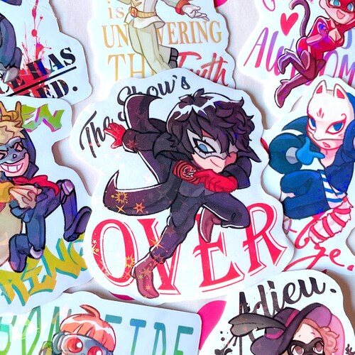 Royal Phantom Thieves Eco Paper Die-cut Stickers - Etsy