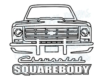 Chevy Squarebody Digital File C10 Truck File Chevy Truck - Etsy