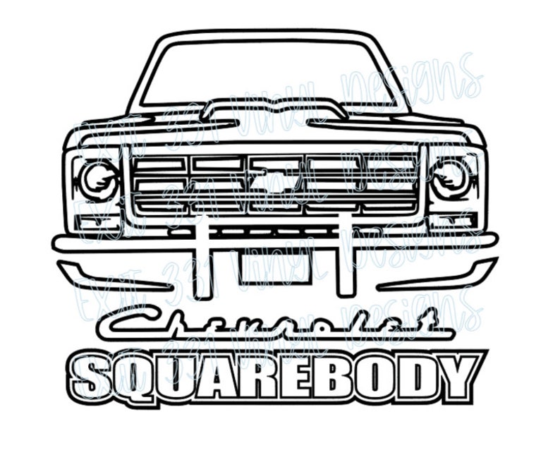 Digital ONLY* Chevrolet Squarebody - Etsy