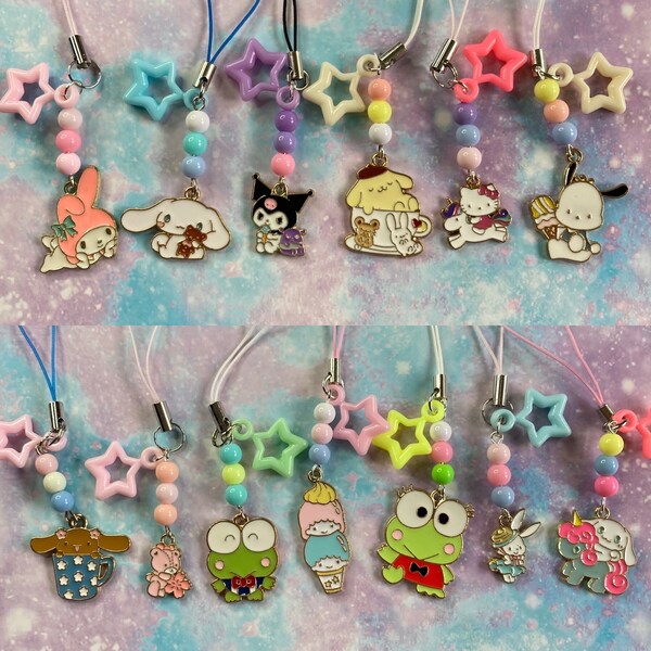 Kawaii Phone Charm - Etsy