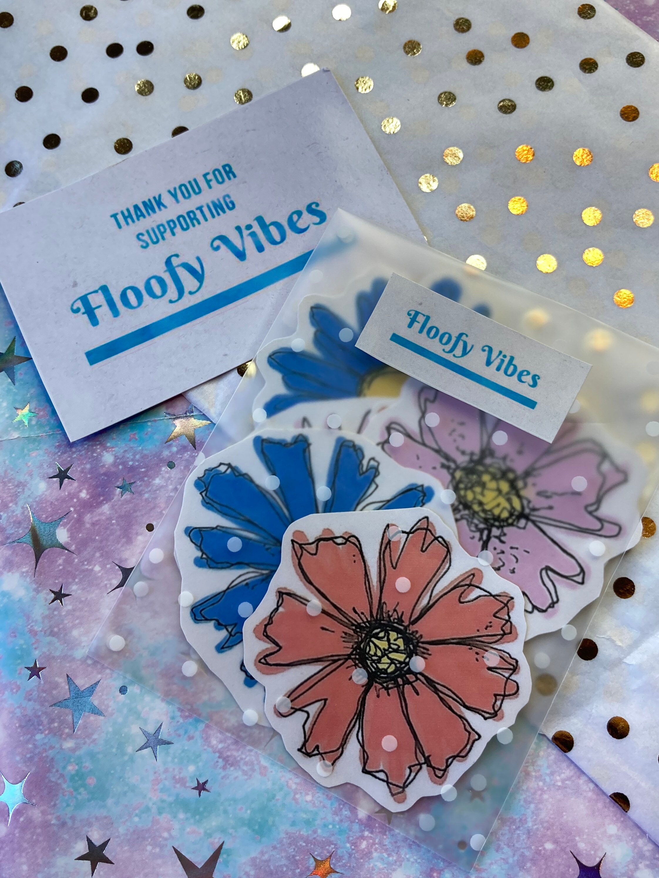 PREPPY FLOWER STICKERS Schöne Hand gezeichnete florale blumen - Etsy.de