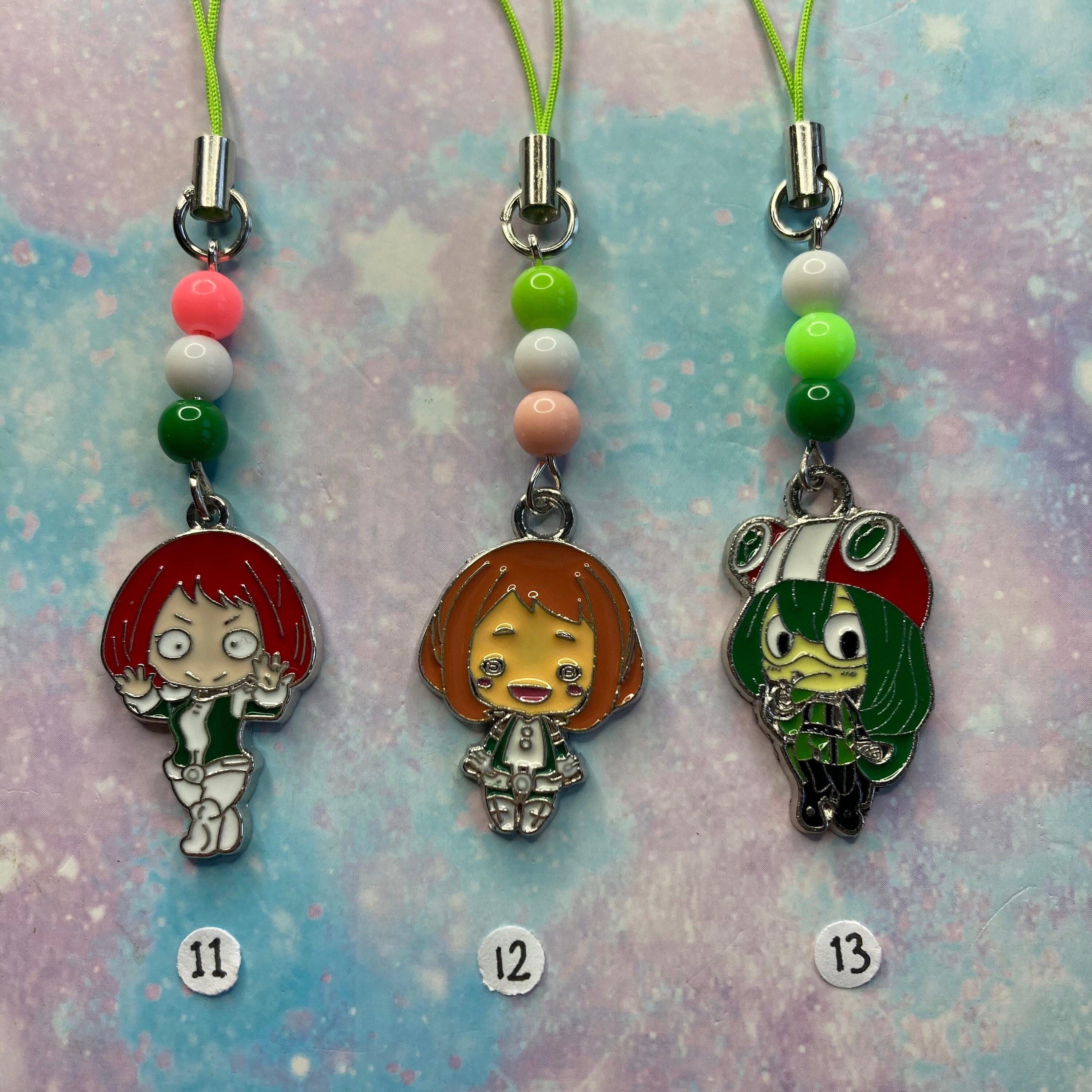 MHA PHONE CHARM Inspired by My Hero Academia Manga Anime Bha Deku Toga ...