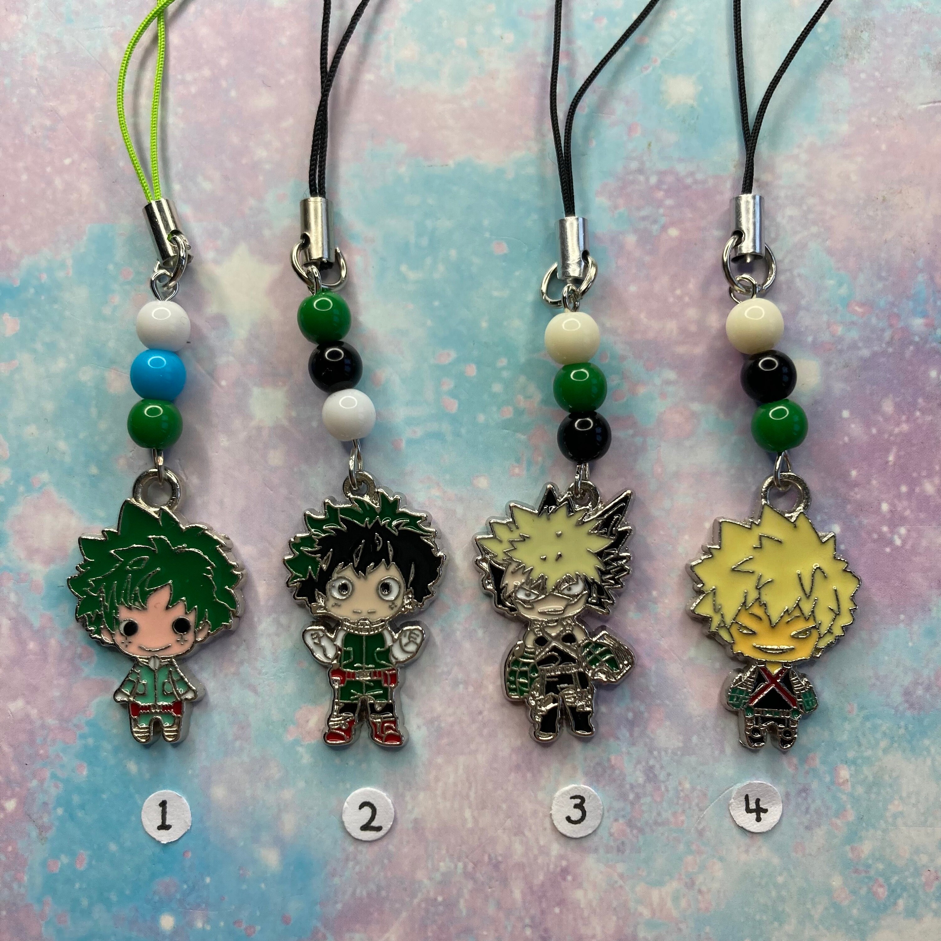 MHA PHONE CHARM Inspired by My Hero Academia Manga Anime Bha Deku Toga ...
