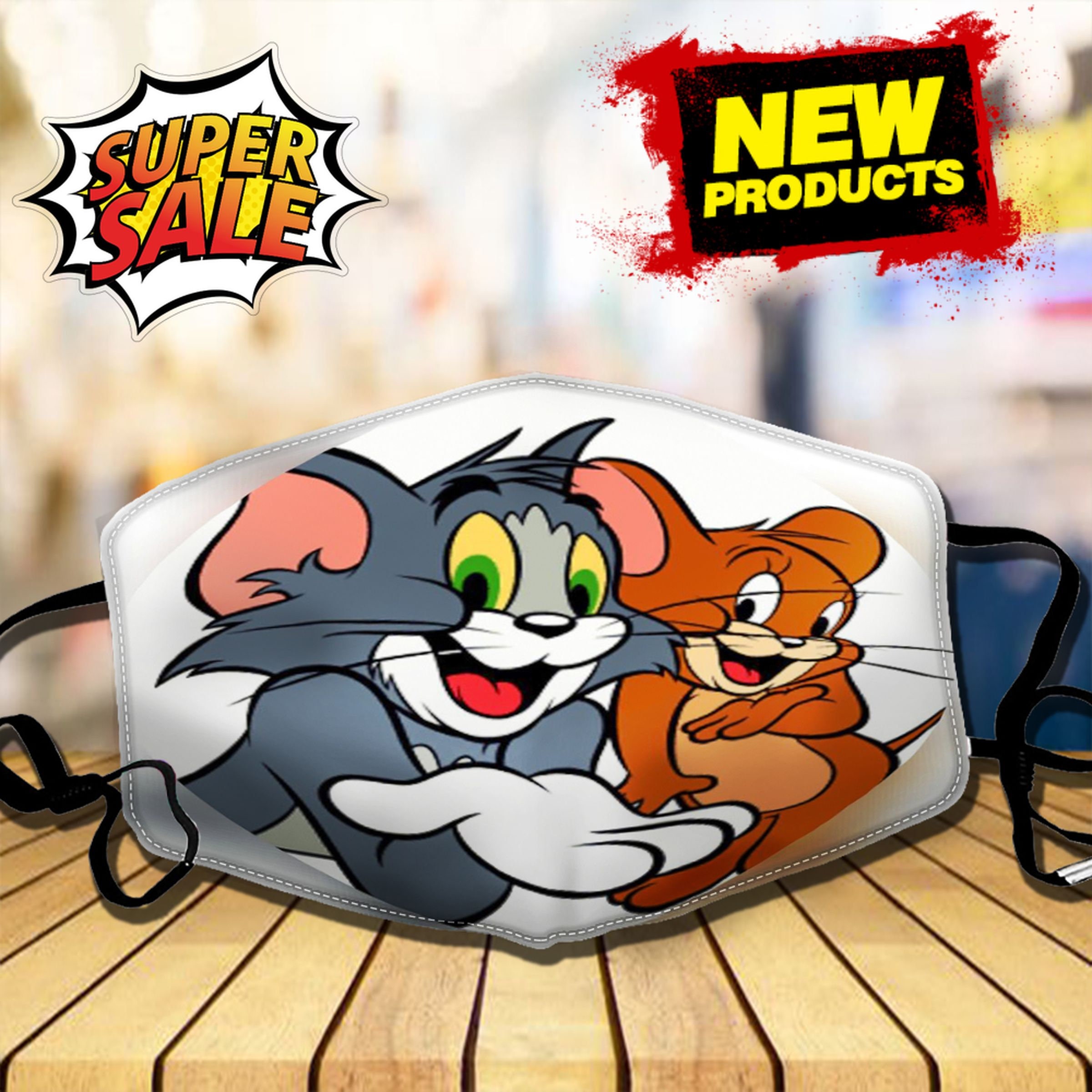 Tom and Jerry Mask Cartoon Mask Reusable And Breathable | Etsy