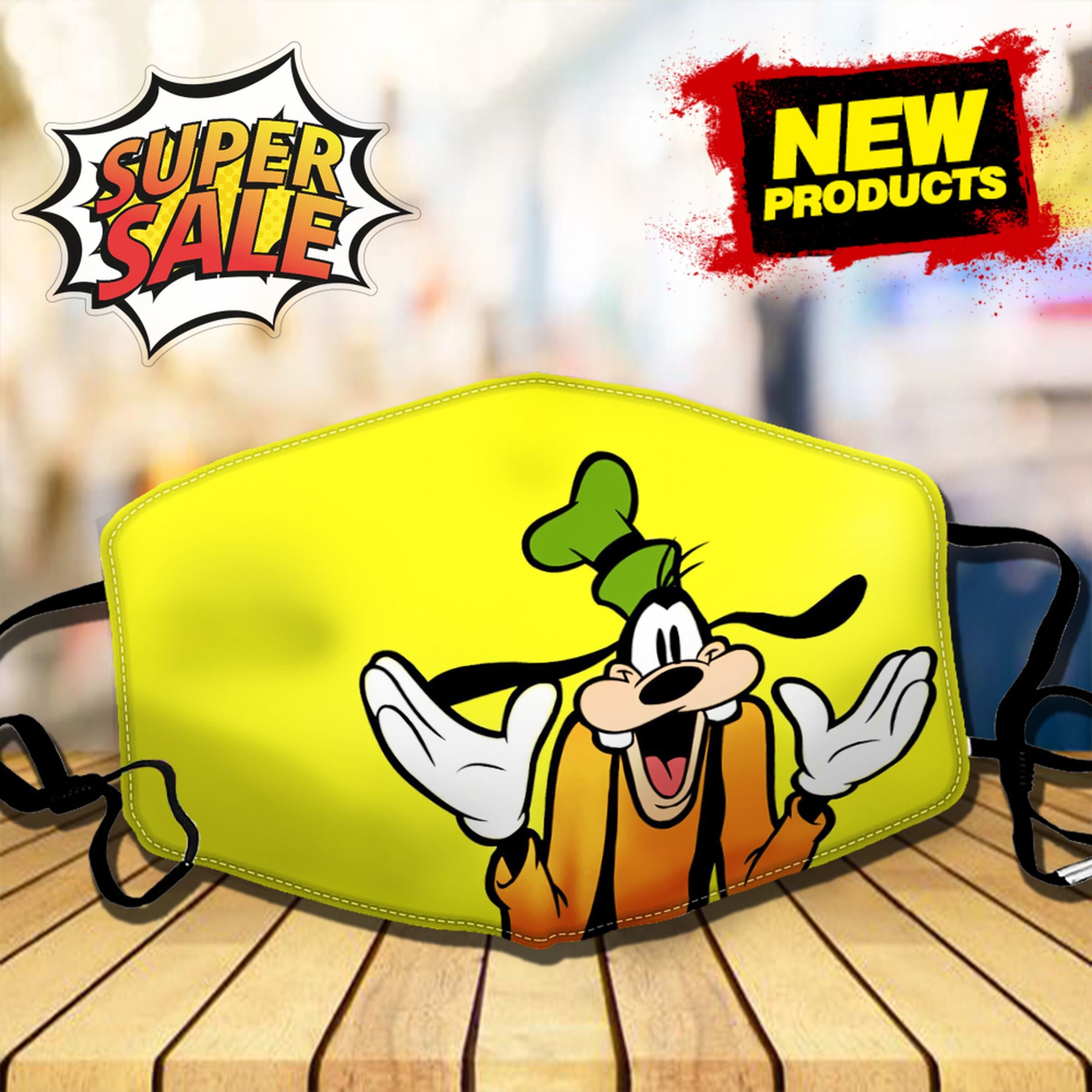 Goofy Mask Cartoon Mask Reusable And Breathable Mask Etsy