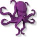 DIY Papercraft Printable Octopus 3D Large Paper Model DIY Low Poly Art ...