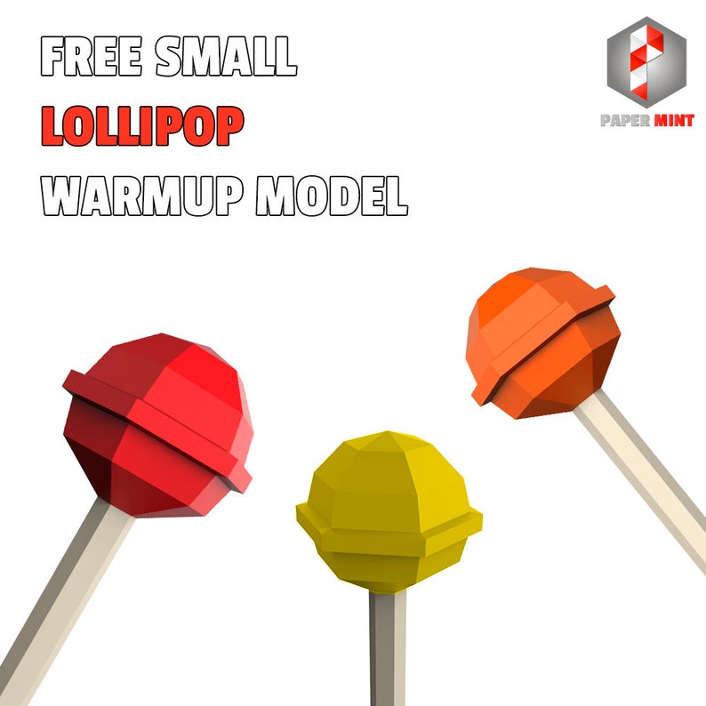 Printable DIY Papercraft Cubic Tree 3D DIY Paper Model Minimalist Low ...