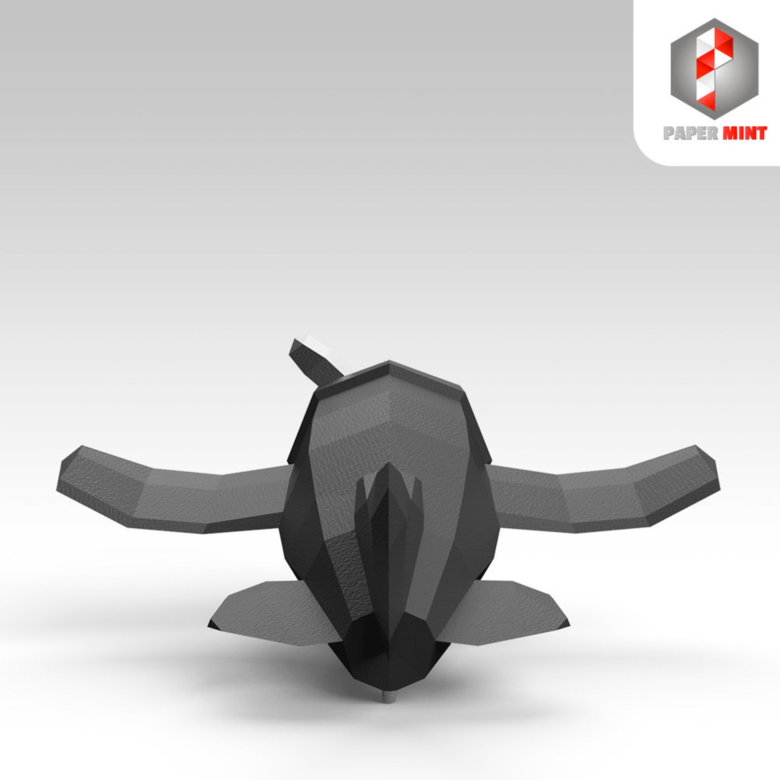 Printable DIY Papercraft Big Plane Model 3D Paper Model DIY Low Poly ...