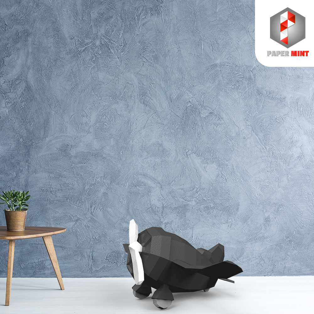 Printable DIY Papercraft Big Plane Model 3D Paper Model DIY Low Poly ...