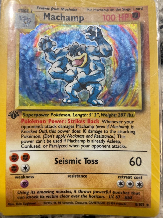 1st Edition Machamp | Etsy